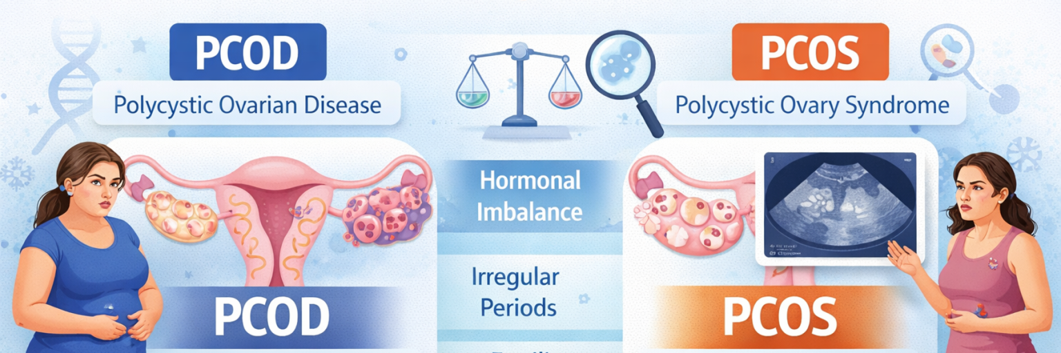 PCOD vs PCOS: Key Differences, Symptoms & Treatment